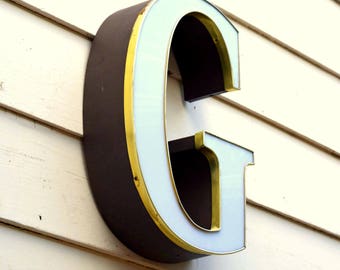 Vintage sign letter | Etsy