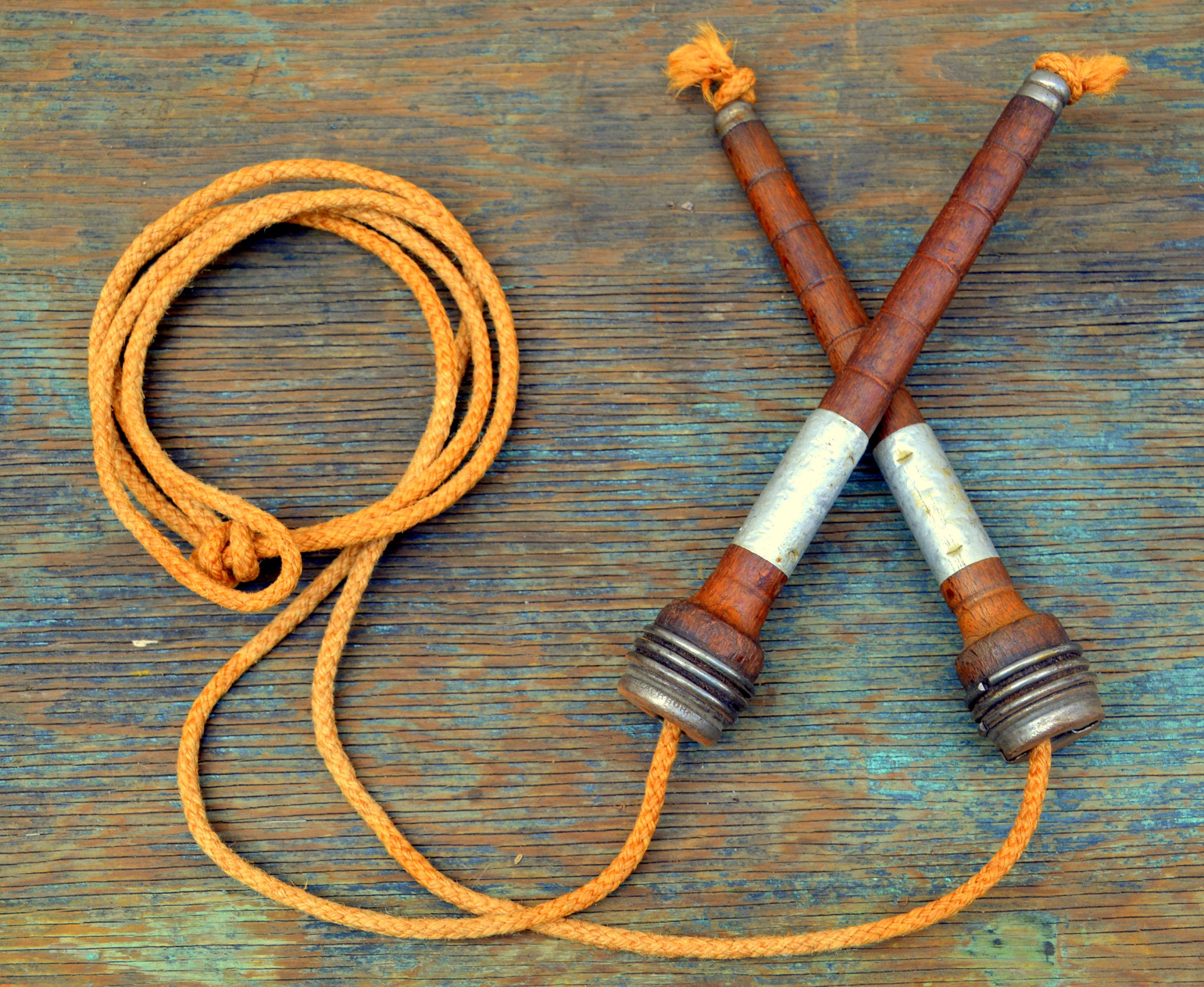 Antique Jump Rope Skipping Rope: Vintage Wooden-Handled | Etsy