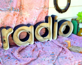 Vintage sign letter | Etsy