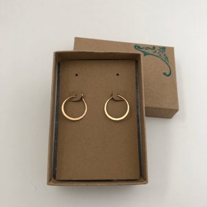 Gold Hoop Earrings, Delicate Gold Hoops, Small Gold Hoops, 14k Hammered ...