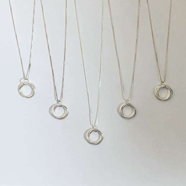 6 Decades Circle Necklace - Etsy