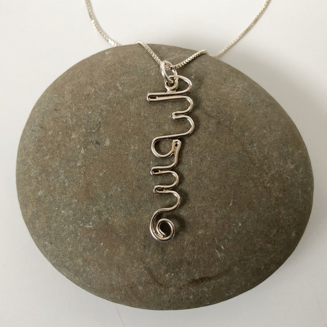 Mom Pendant, Mother's Day Pendant, Silver Mom Pendant, Mother's Day ...