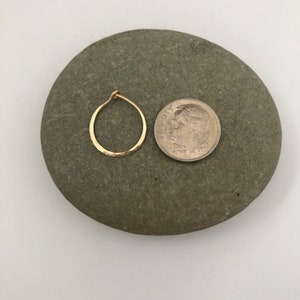 Gold Hoop Earrings, Delicate Gold Hoops, Small Gold Hoops, 14k Hammered ...