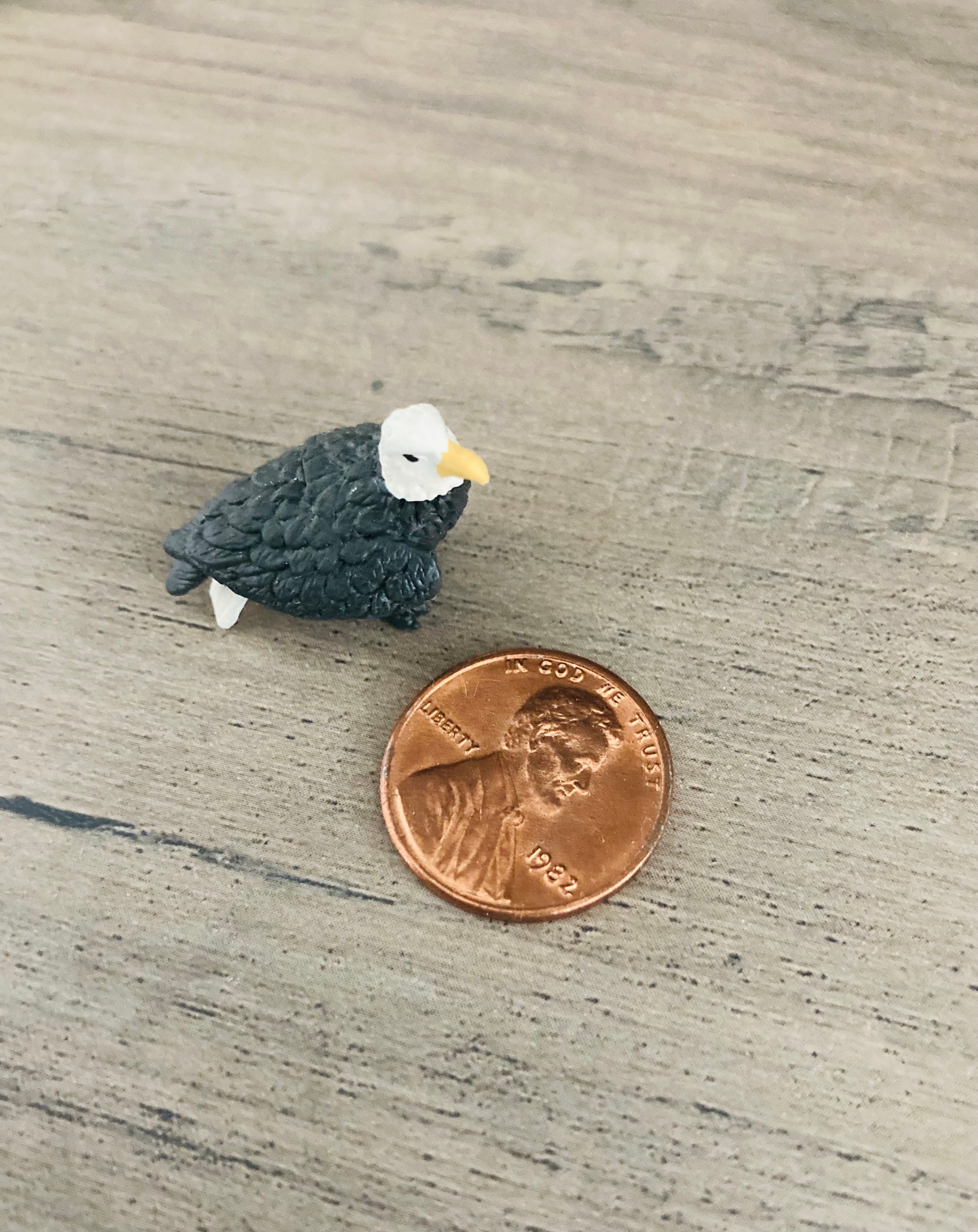 Miniature Bald Eagle / Micro Mini Patriotic American Bird of - Etsy