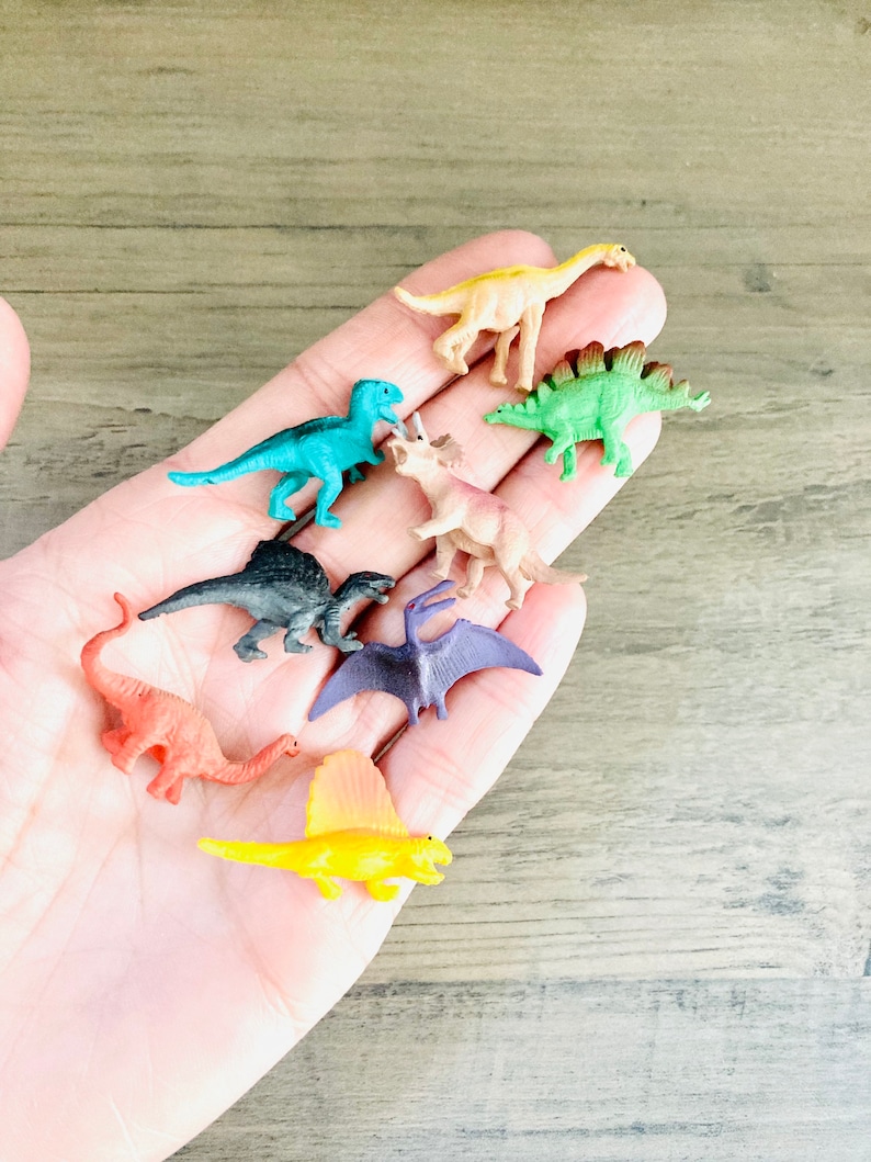 8pc Miniature Dinosaurs / Micro Mini Dinos Crafting Terrarium - Etsy