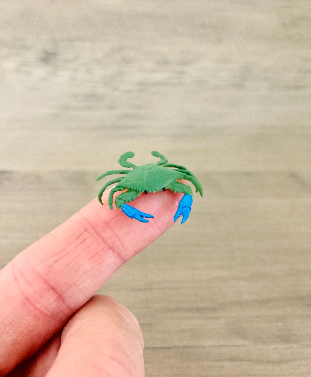 Miniature Green Sea Crab / Realistic Crab Rubbery Tiny Mini Sea ...