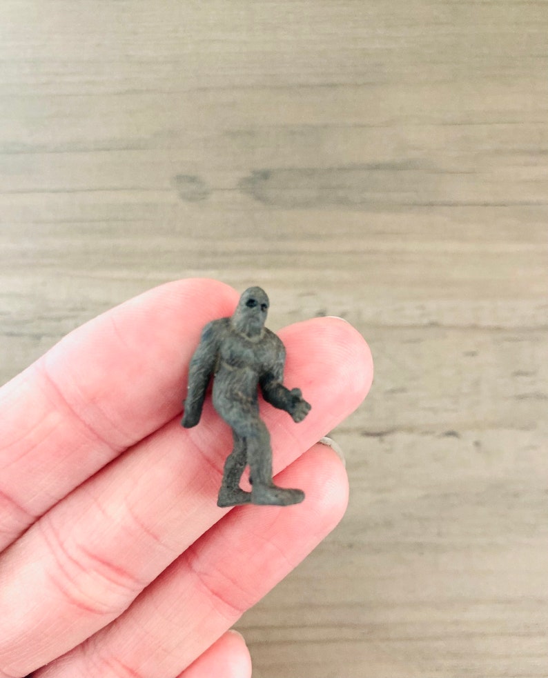 Miniature Sasquatch Big Foot / Micro Mini Forest Creature Terrarium ...