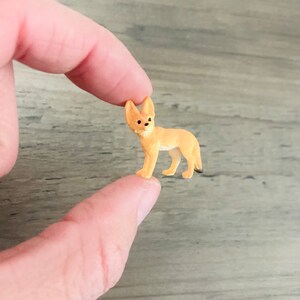 Miniature Orange Fox / Forest Creature Animal Dog Micro Mini Fox ...