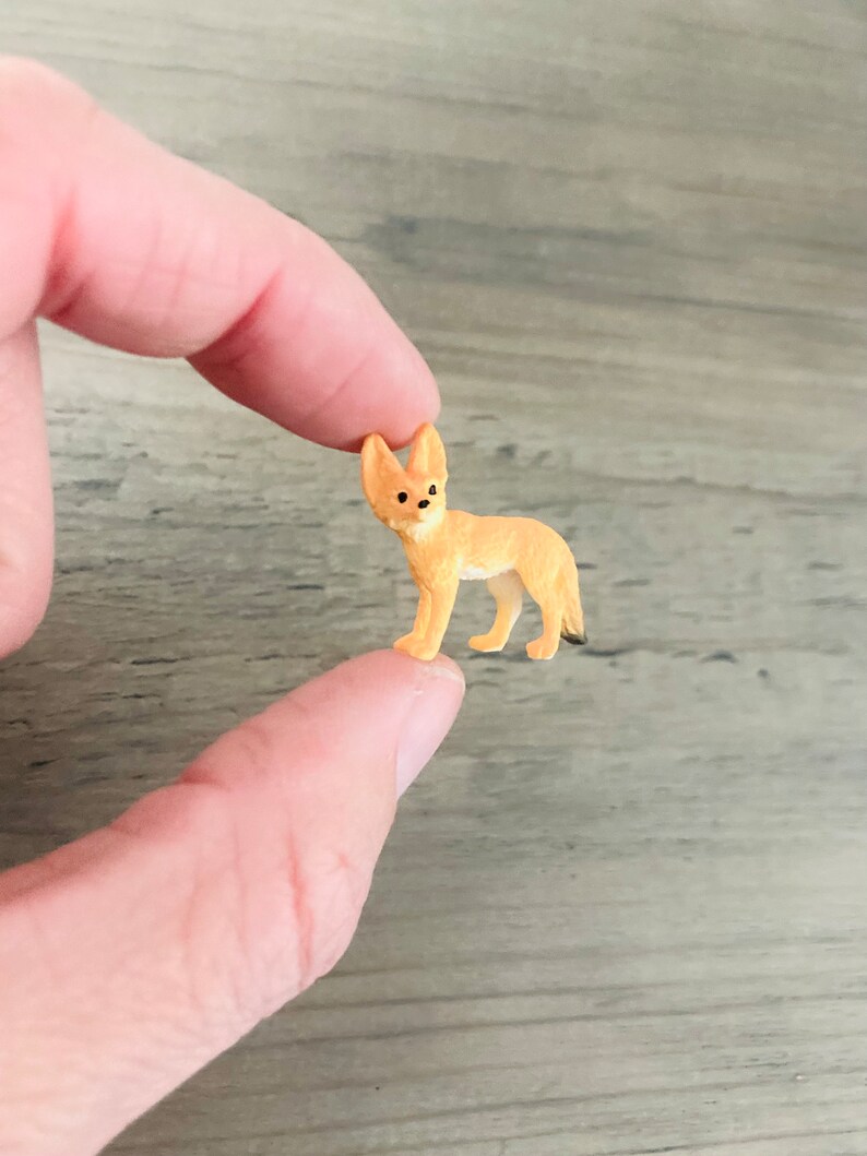 Miniature Orange Fox / Forest Creature Animal Dog Micro Mini Fox ...
