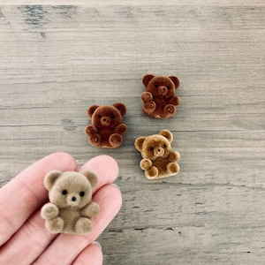 Miniature Teddy Bear / "choose From Brown, Panda, Light Brown, Beige ...