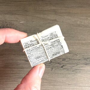 Miniature Vintage Newspaper / Scale 1:12 Mini Dollhouse Decor Porch ...