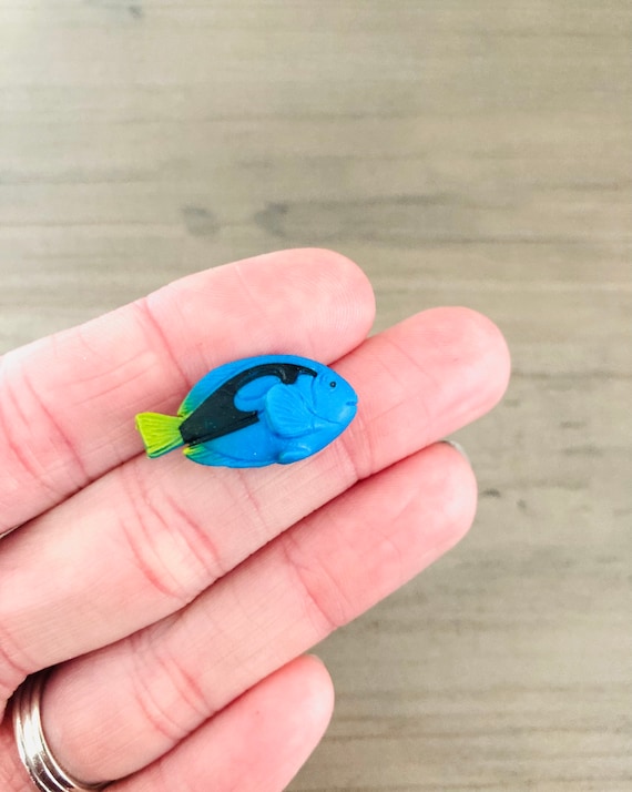 Miniature Tropical Fish / Micro Mini Royal Blue Tang dora - Etsy