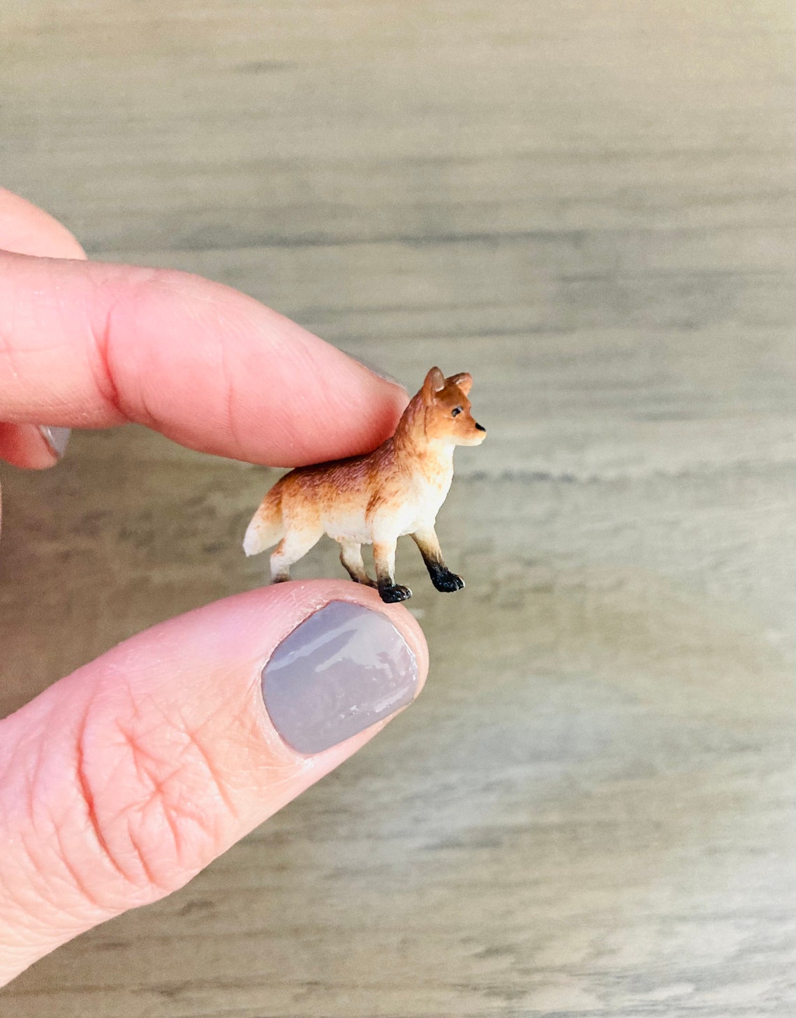 Miniature Red Fox Crafting Diorama Terrarium Forest Miniature - Etsy