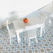 Mini White Farmhouse Table / Miniature Dollhouse Table 4 Chairs ...