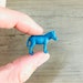 Miniature Blue Donkey Democrat Political USA Election Micro Mini ...