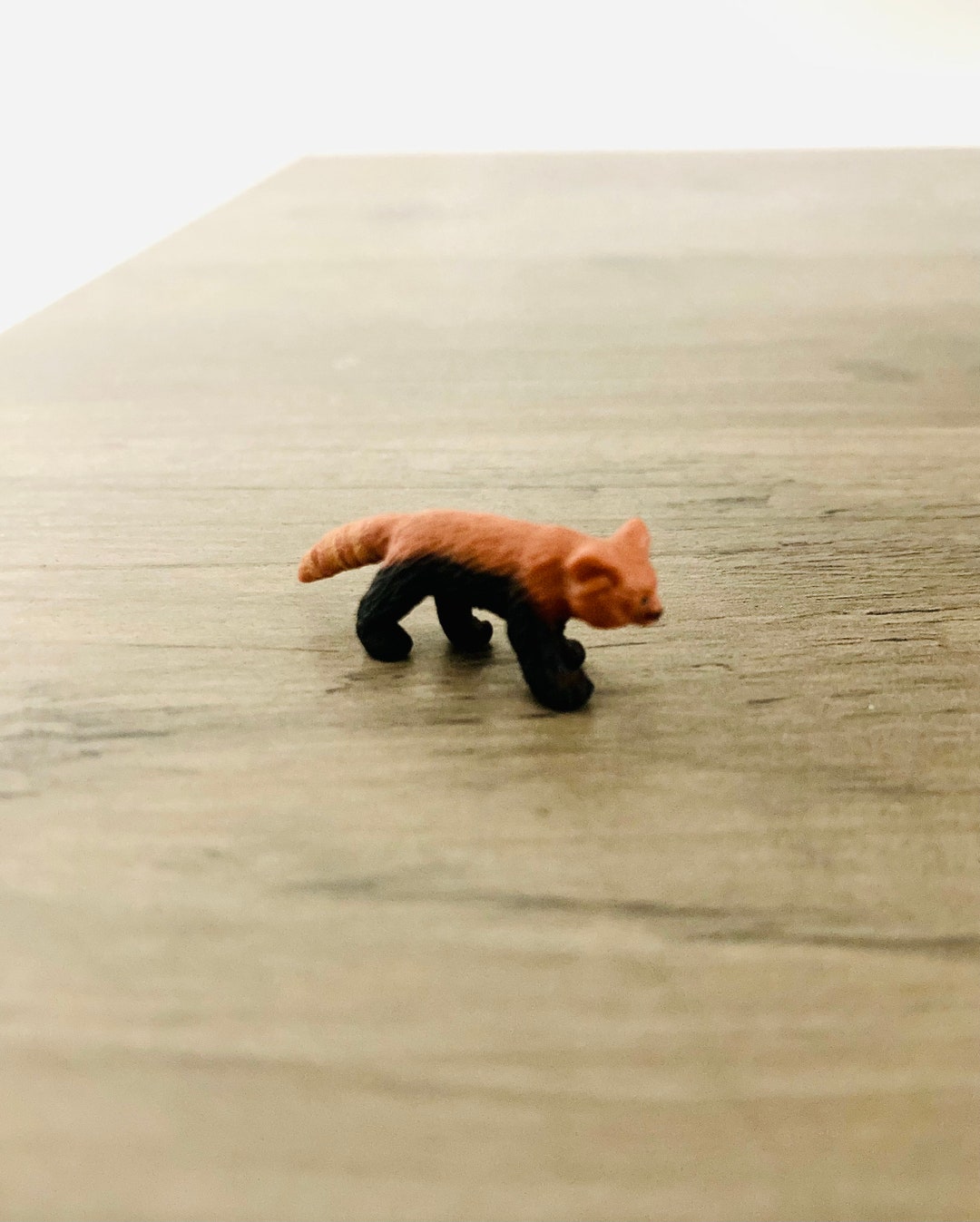Miniature Red Panda / Tiny Micro Rubber Mini Panda Zoo Diorama ...