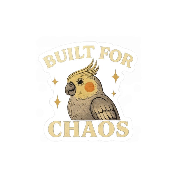 Vinyl Cockatiel Decal - Etsy