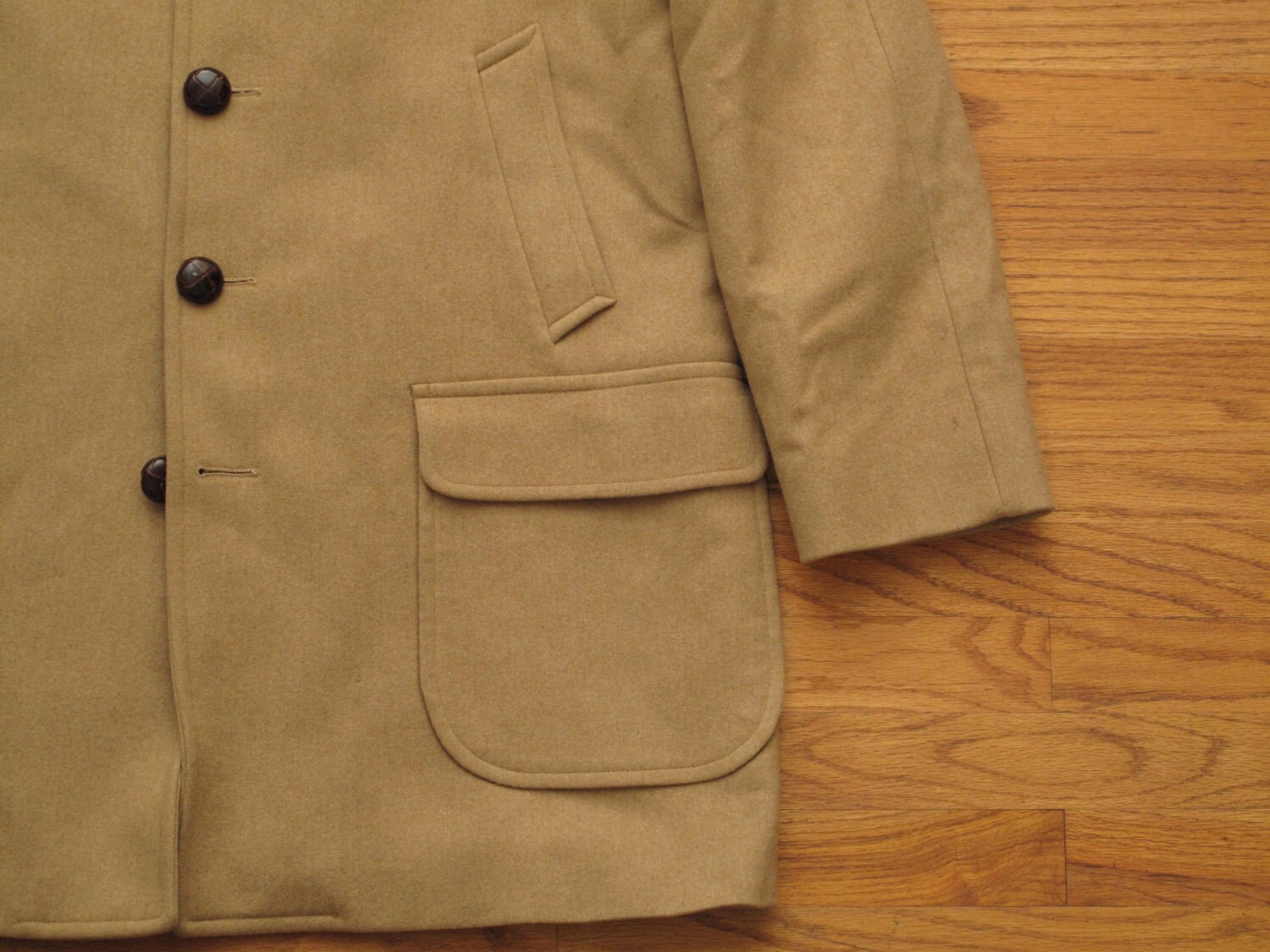 Vintage Pendleton Camel Overcoat - Etsy