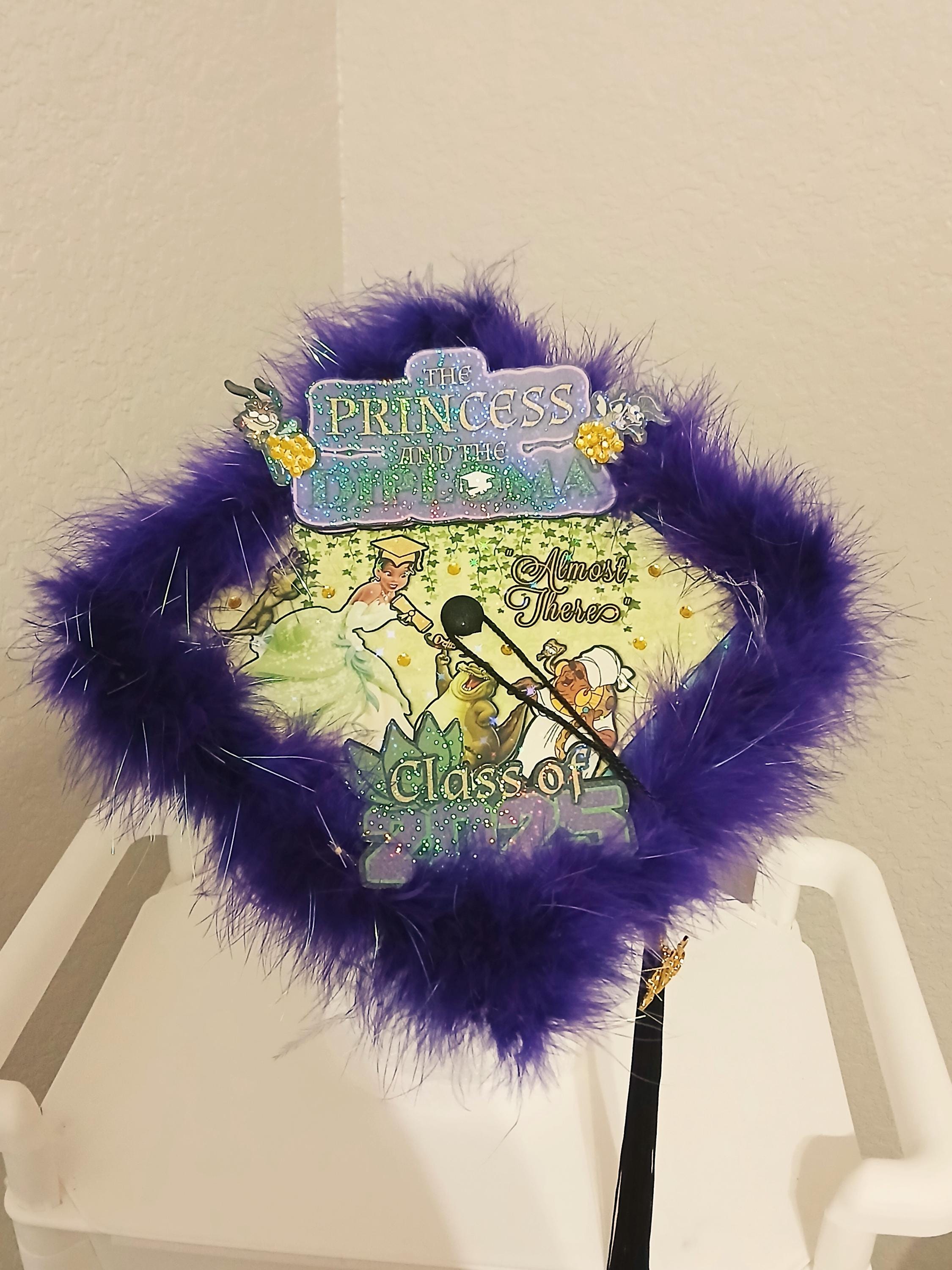 3D Tiana Light up Theme Custom Graduation Cap Topper - Etsy