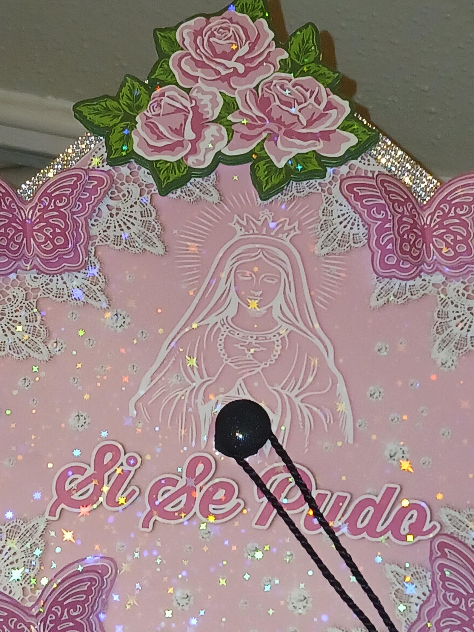 3D Si Se Pudo Any Color Custom Graduation Cap Topper Latin and Spanish ...