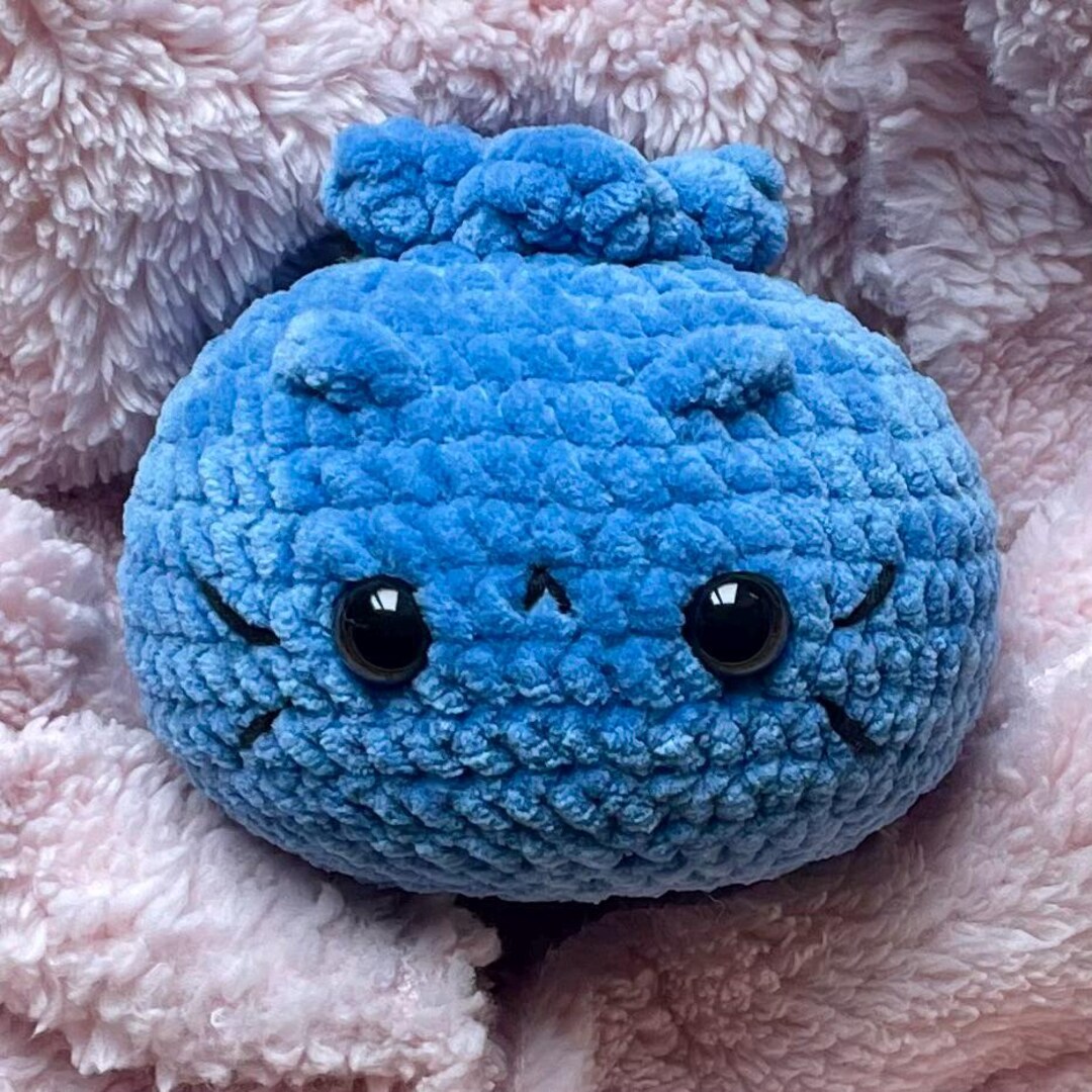 Blueberry Cat, Amigrumi Pattern, Fruit Amigurmi, Beginner/ Intermediate ...