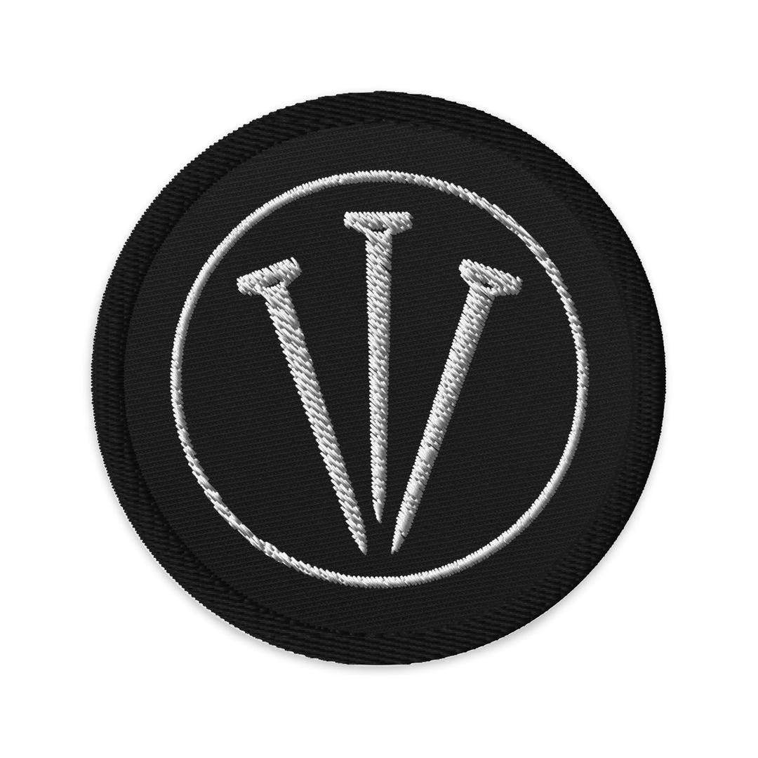 3 Nails Embroidered Patch - Etsy