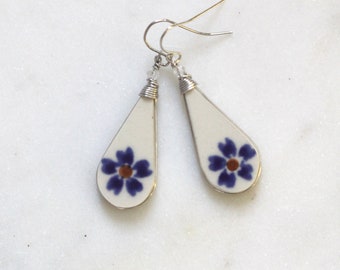 Pottery earrings | Etsy