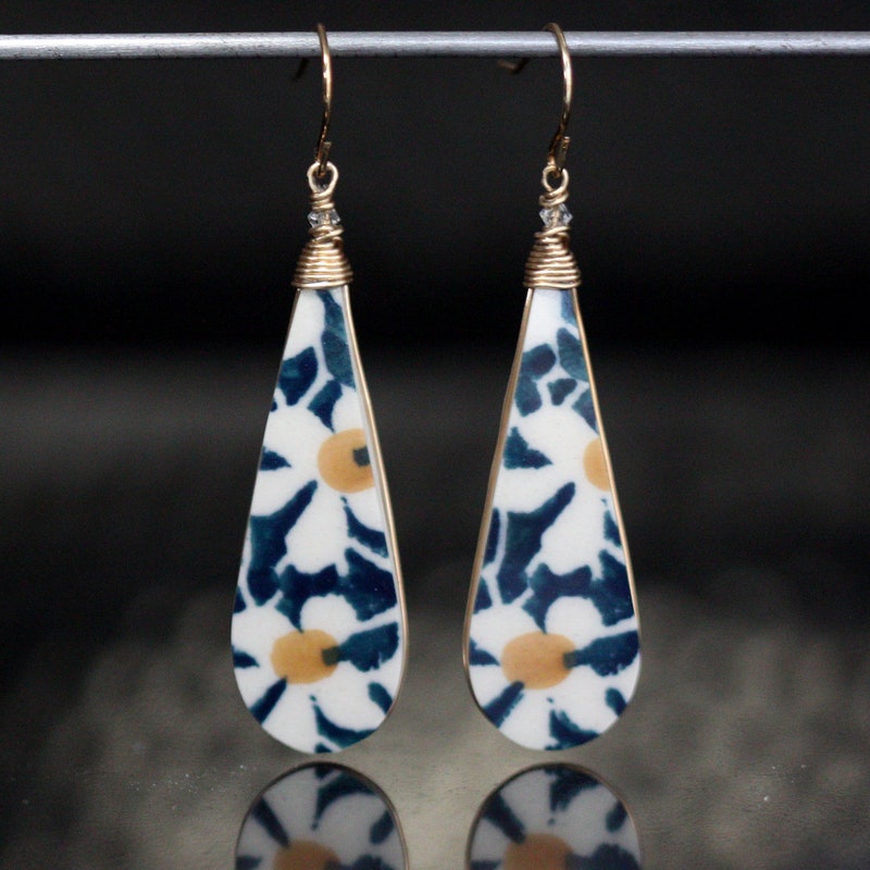 Pottery Earrings - Etsy