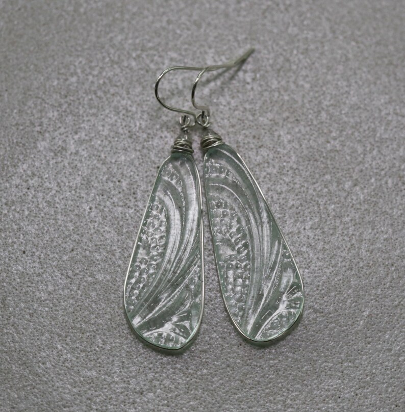 Church Window Pressed Glass Earrings Jewelry 1900s - Etsy