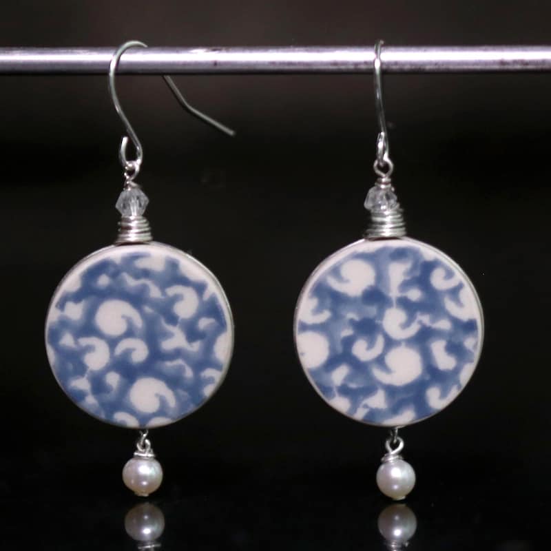 Pottery Earrings - Etsy
