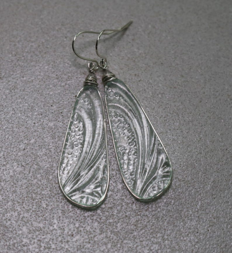 Church Window Pressed Glass Earrings Jewelry 1900s - Etsy