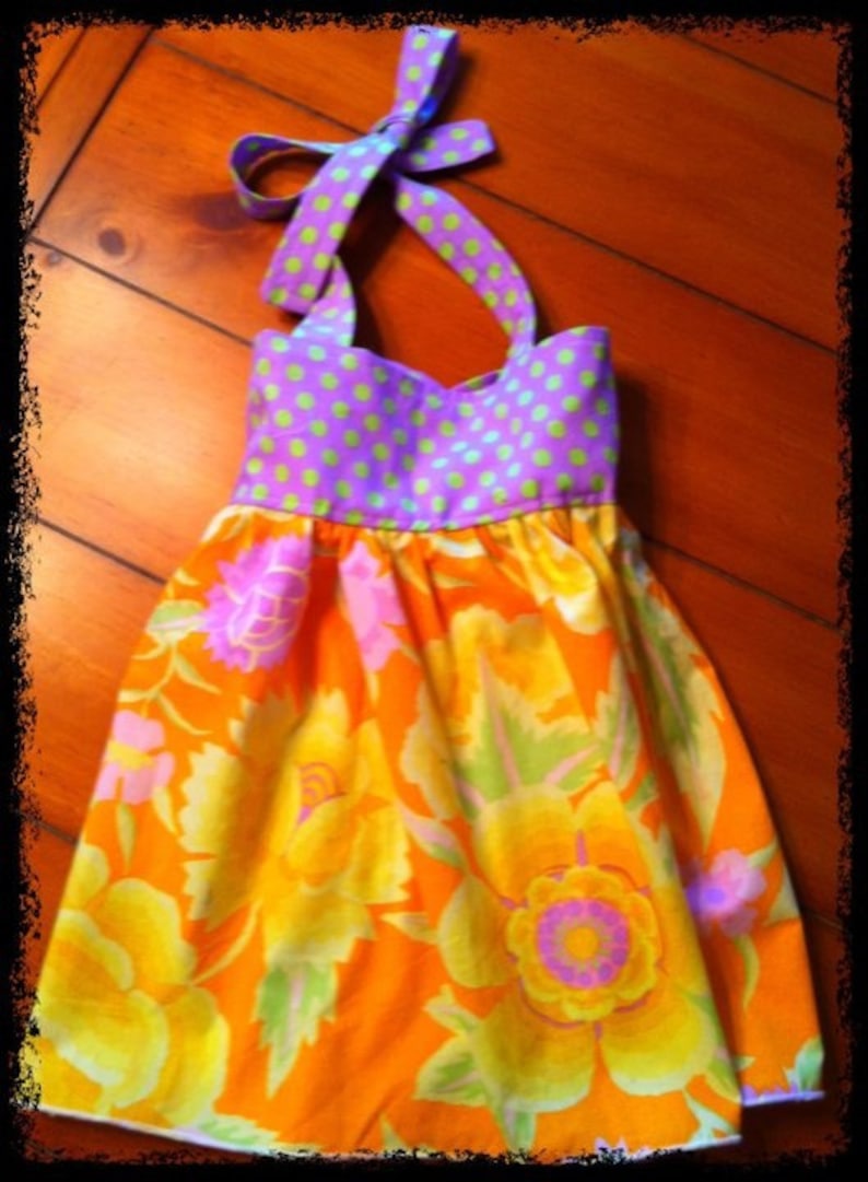 Lace up Sundress Childrens Sewing Tutorial PDF Pattern | Etsy