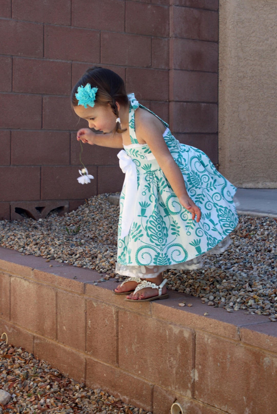 Girl's Dress Sewing Tutorial PDF Children's Clothing Bowtie Halter ...