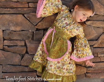 Plum Creek Prairie Girls Dress Sewing Pattern Tutorial PDF | Etsy