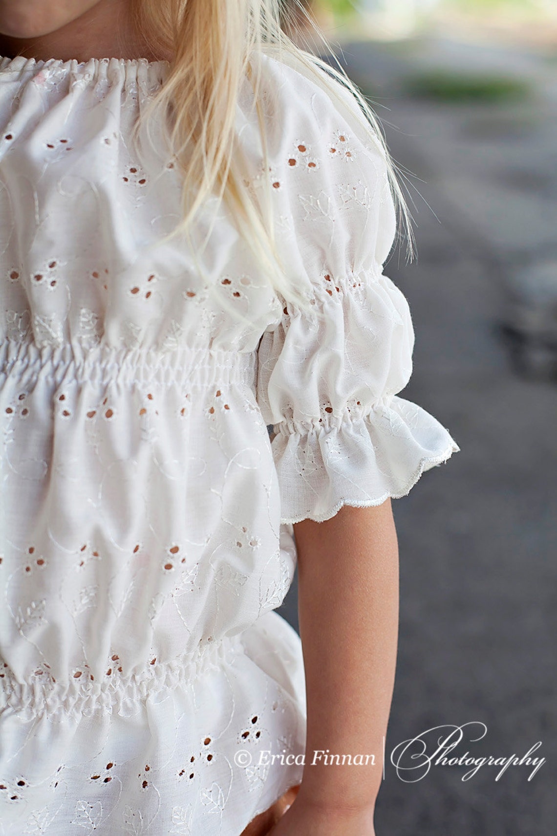 Boutique Peasant Blouse or Dress Girls Clothing Sewing Pattern - Etsy