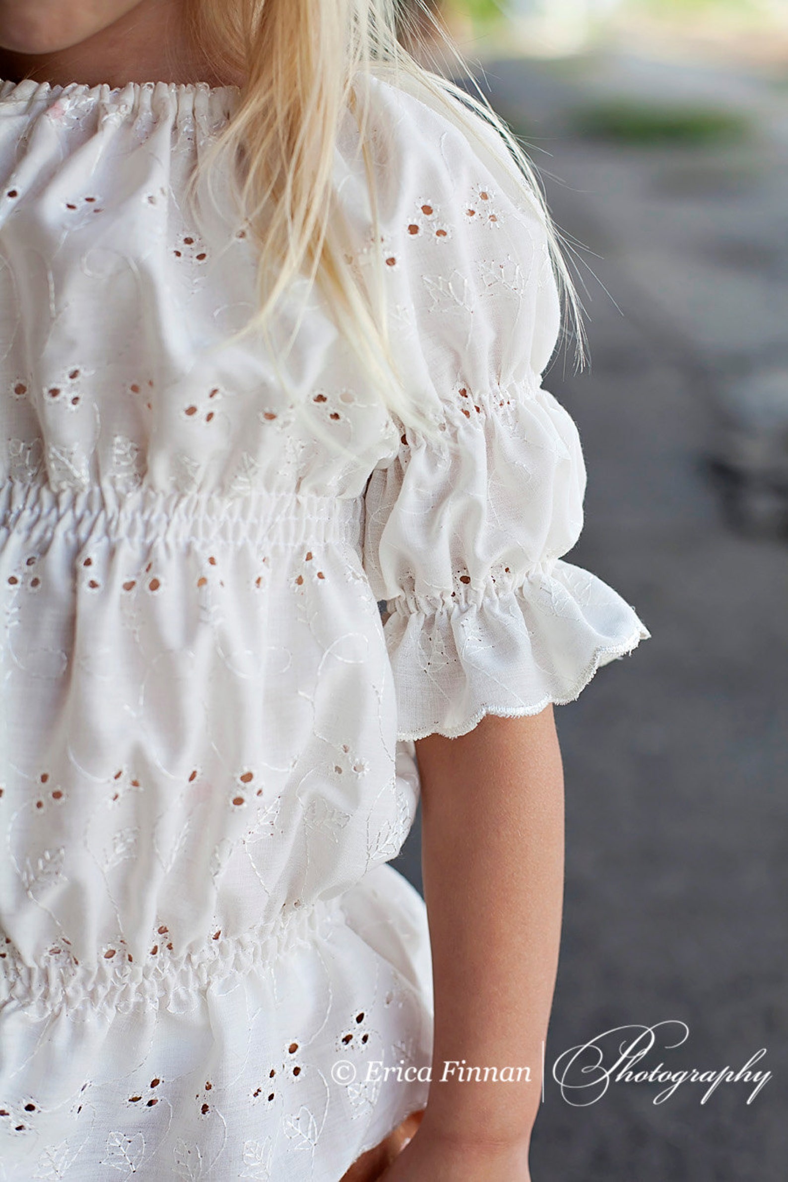 Boutique Peasant Blouse or Dress Girls Clothing Sewing Pattern PDF ...