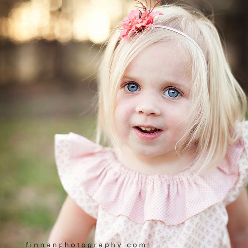 Girls Ritzy Ruffle Top Or Dress Sewing Pdf Pattern Tutorial Etsy