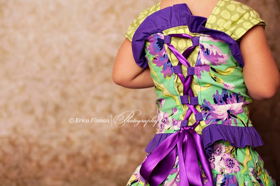 Child's Every Day Princess Ruffle Corset Top Babies Girls SEWING ...