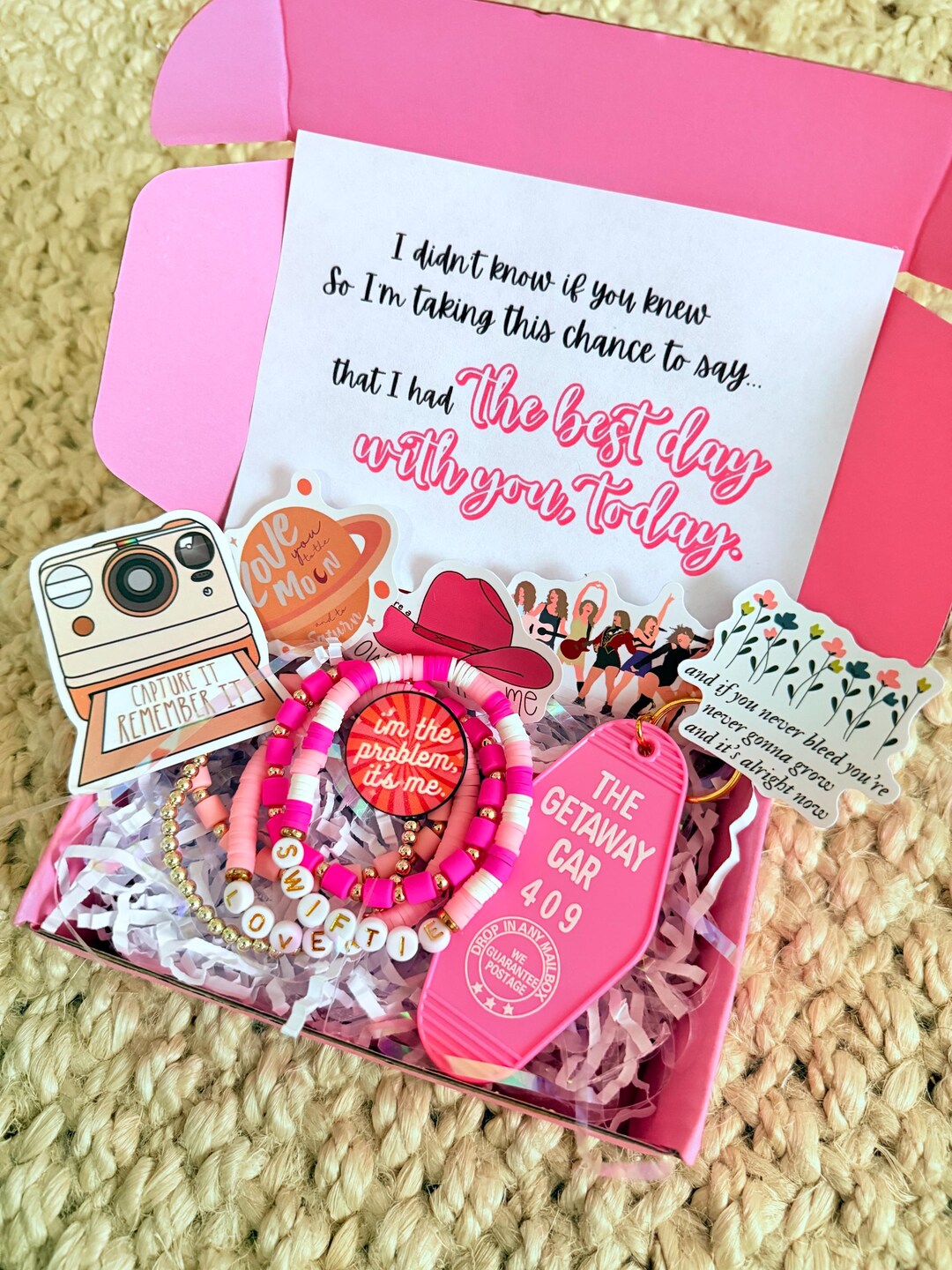 Swiftie Surprise Gift Box | Personalized Boxed Taylor Swift Themed Gift ...
