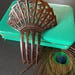 Vintage Bakelite Hair Comb - Etsy