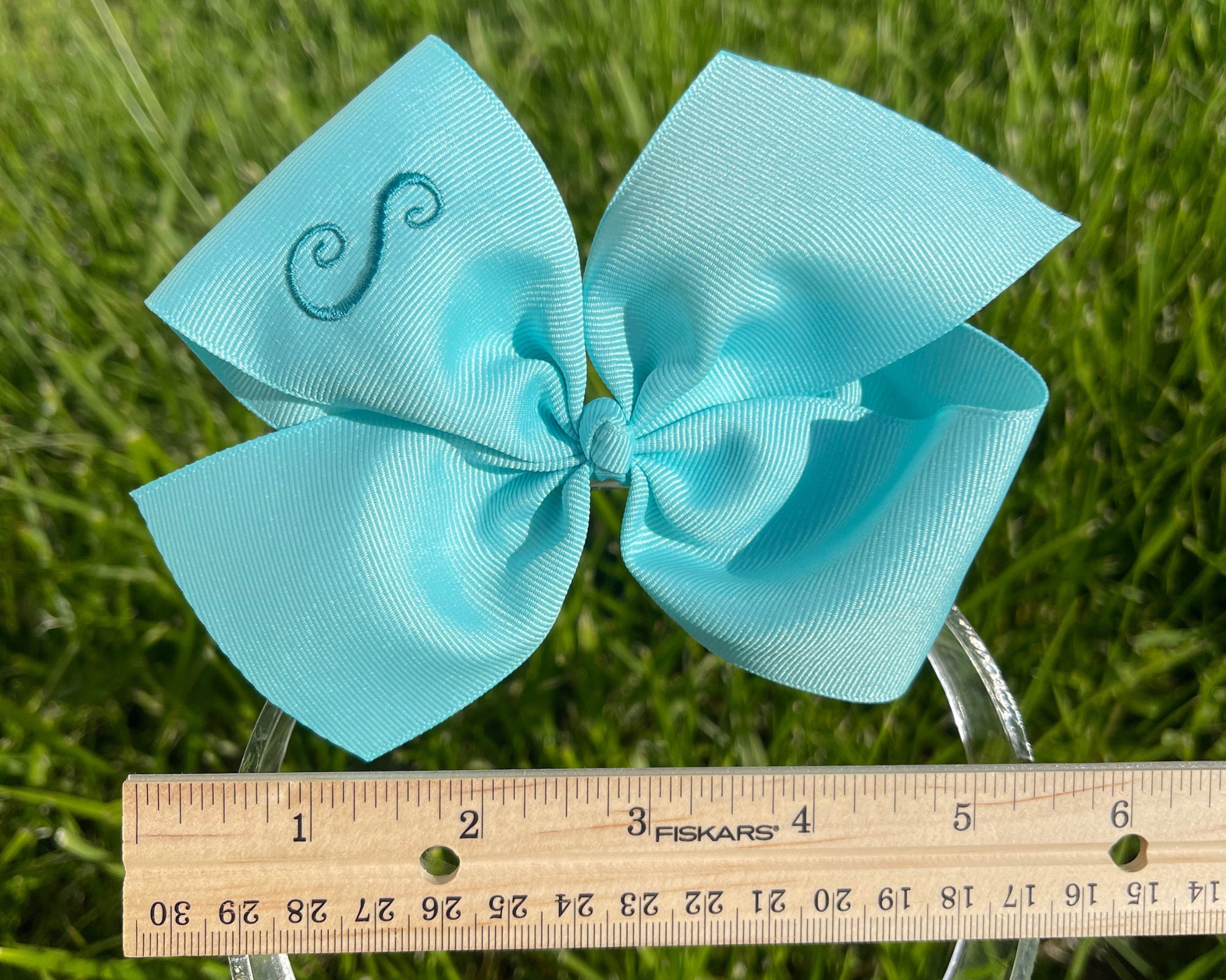 Personalized Monogram Bows - Etsy