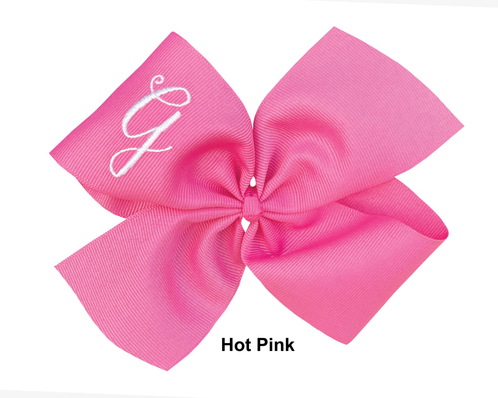 Personalized Monogram Bows - Etsy