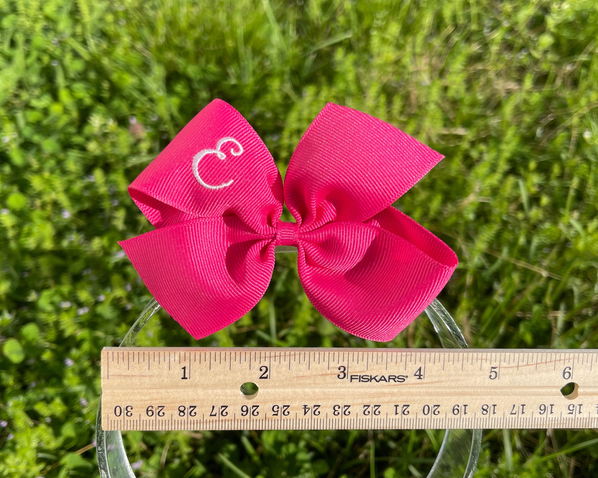 Personalized Monogram Bows - Etsy