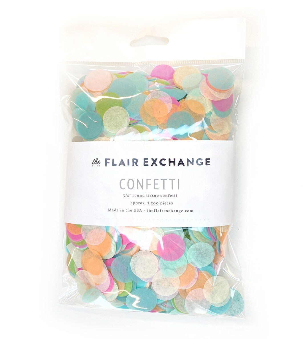 Bulk Pack Confetti - Rainbow: Raspberry, Blush, Peach, Vanilla, Sage ...