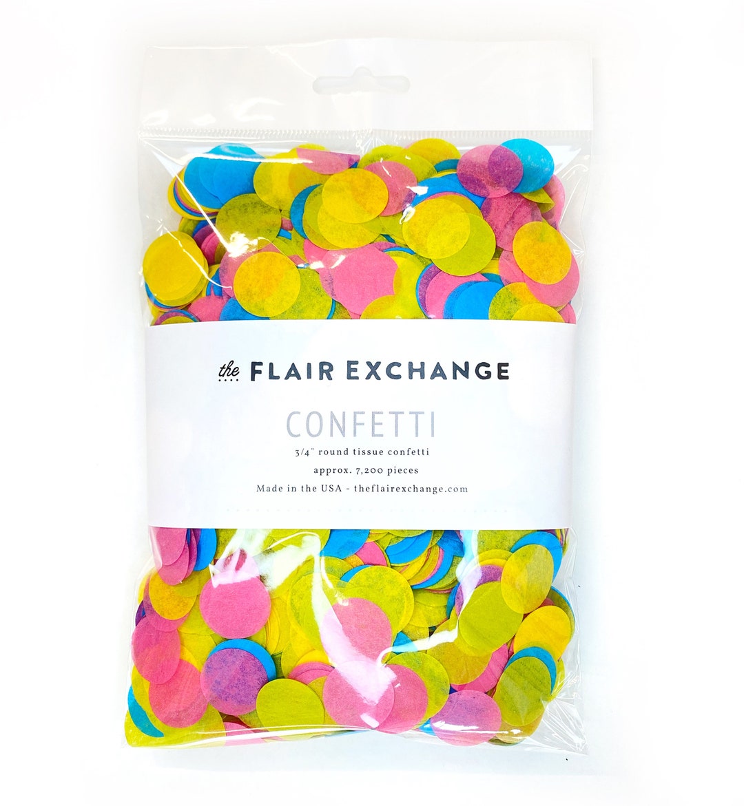 Bulk Pack Confetti - Neon : Hot Pink, Yellow, Lime Green, Turquoise ...