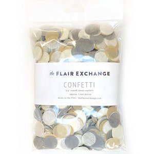 Bulk Pack Confetti - Natural : Gray, White, off White, Kraft, Neutral ...