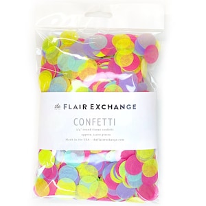 Bulk Pack Confetti - Fiesta: Hot Pink, Mint, Limon, Lavender - DIY ...