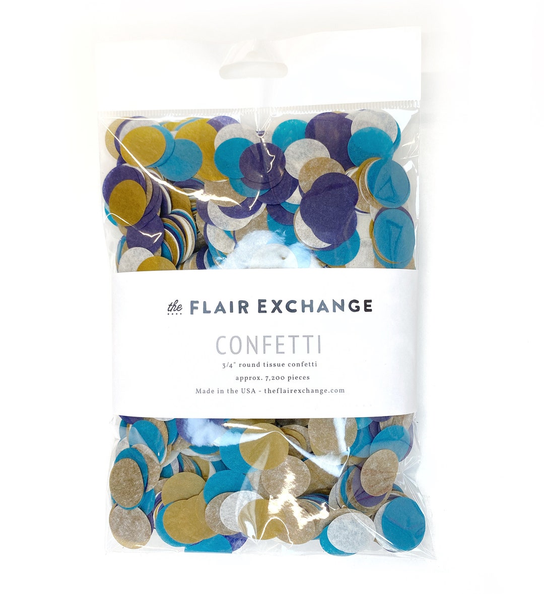 Bulk Pack Confetti - Indigo: Navy, Metallic Gold, Oatmeal, Brilliant ...