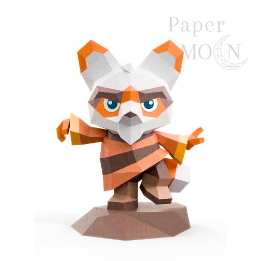 Digital Templates for Assembling the Po Character in Paper, 3D ...