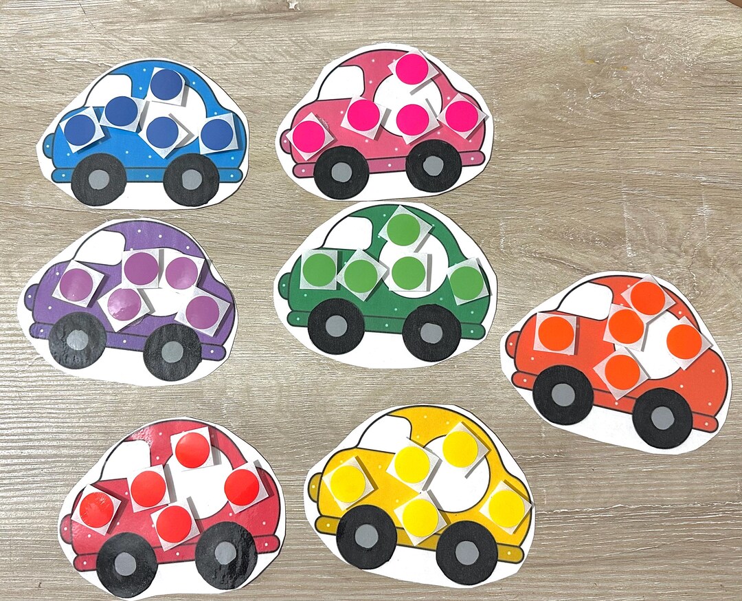 Color Matching Cars - Etsy